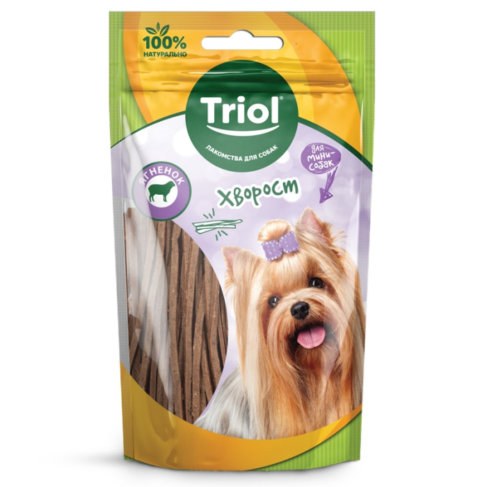 Triol Хворост из ягненка для мини-собак, 50 г | Zoobaza.pet 8(831)4-234-234