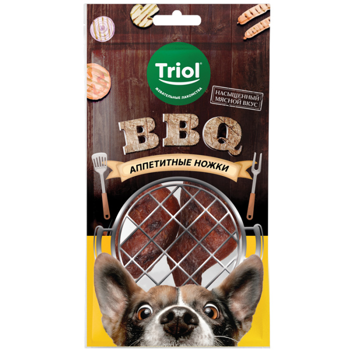 Triol Лакомство для собак "Аппетитные ножки", 105г, серия BBQ - Собаки ...